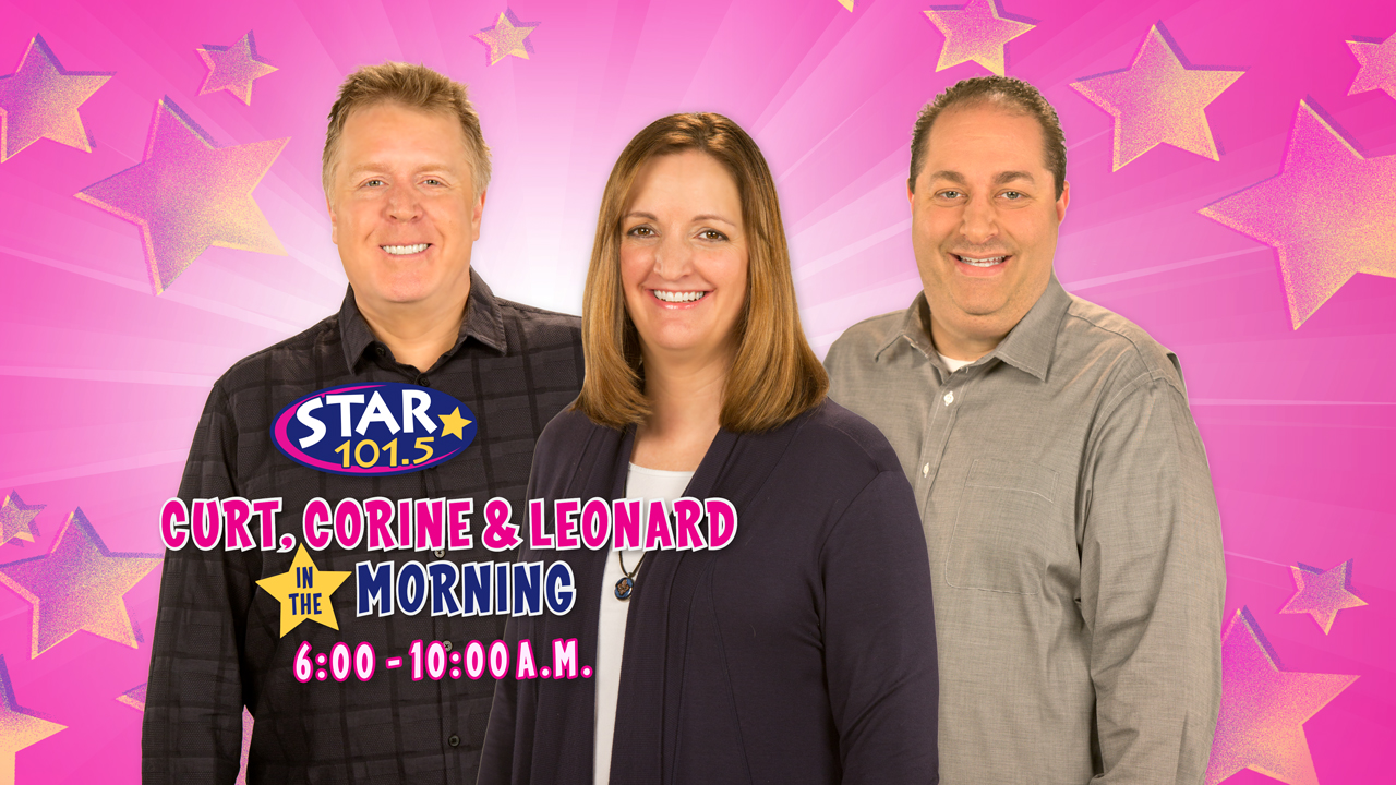 The Curt, Corine & Leonard morning show at Star 101.5 KPLZ-FM Seattle ...